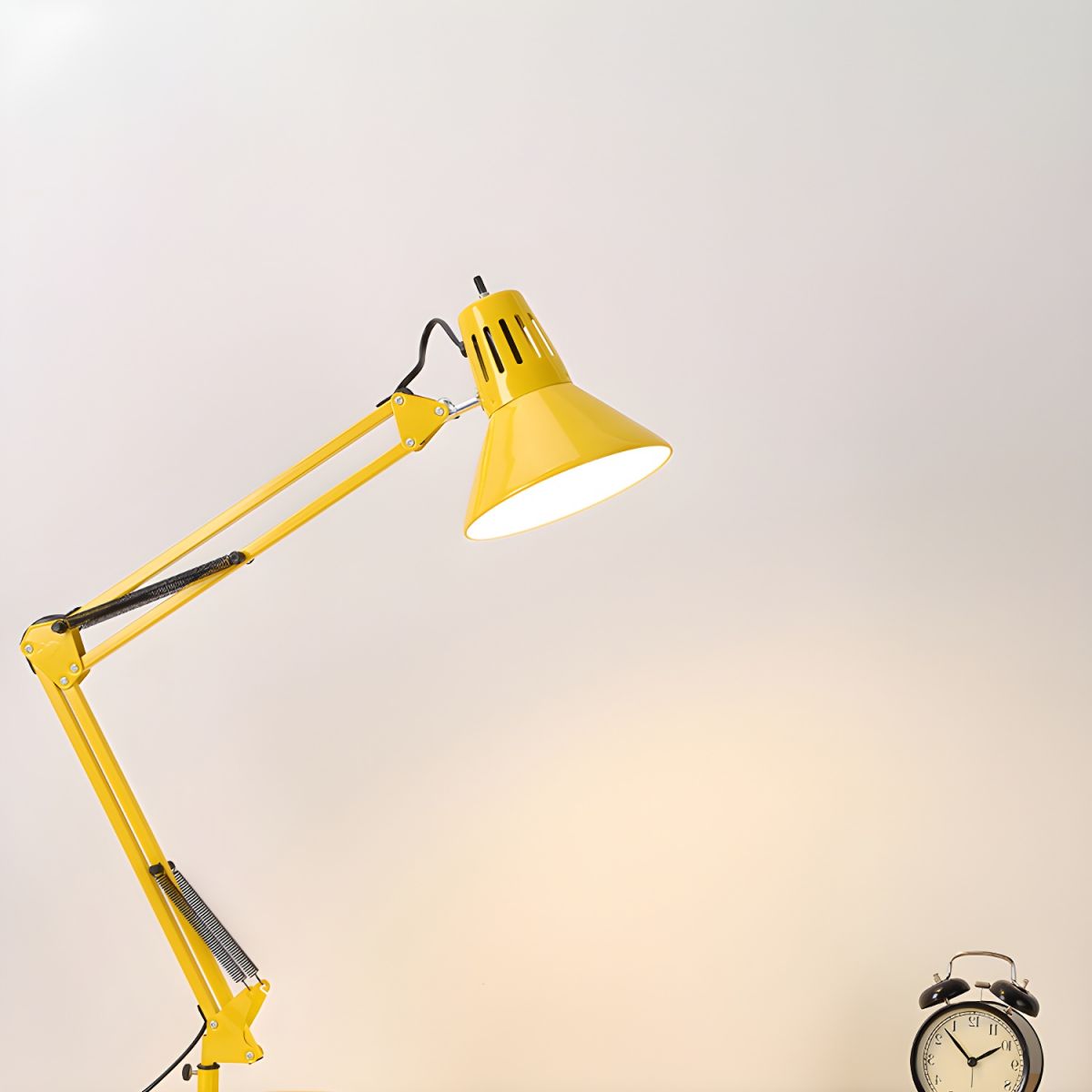 Funnel Shade Clamp Reading Book Light Contemporary Metal 1 Head Study ...